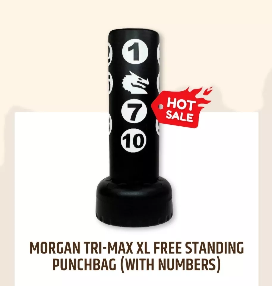 MORGAN Sports Tri-Max X-Large Free Standing Punch Bag/Box - Silat Australia